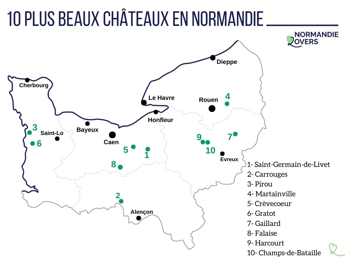 Château de Saint-Germain-de-Livet (visite + photos)